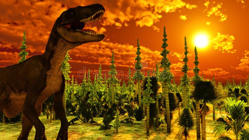 Diplodoc the dinosaur stock illustration. Illustration of expedition ...