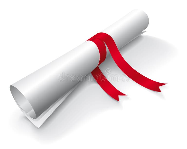 Diploma Wrapped Stock Illustrations – 268 Diploma Wrapped Stock ...