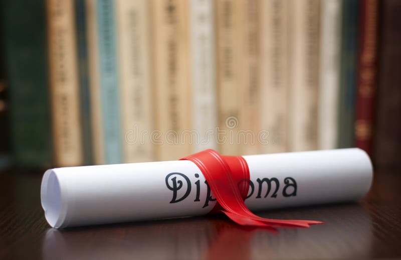 Diploma stock photo. Image of degree, communication, celebrations ...