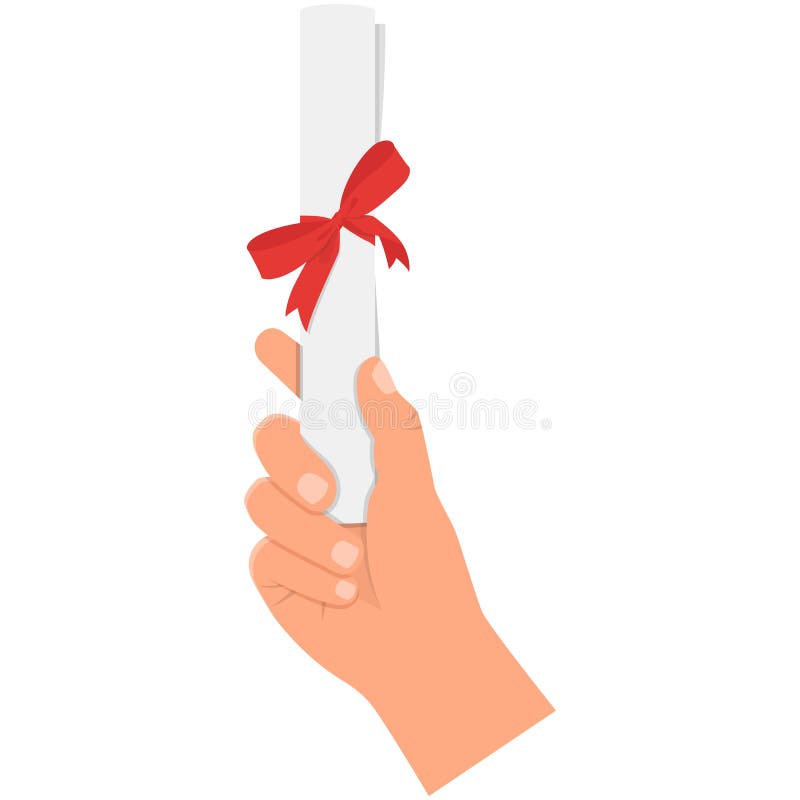 Folded Graduation Certificate Stock Illustrations – 284 Folded ...