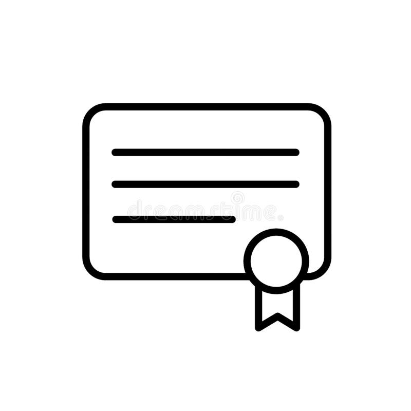 Diploma, Certificate with Ribbon and Seal Stock Vector - Illustration ...