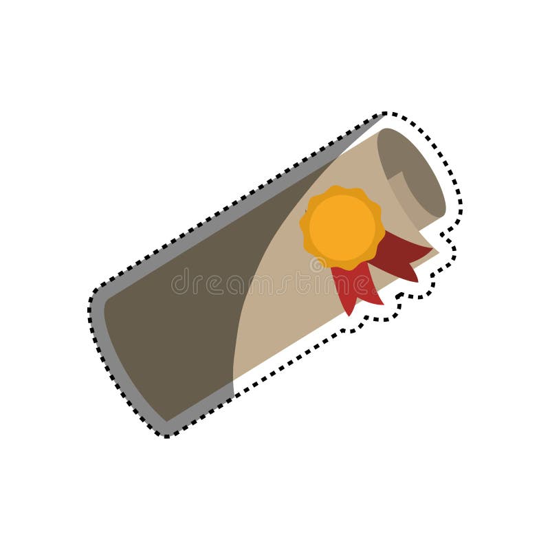Diploma Education Certification Stock Illustration - Illustration of ...
