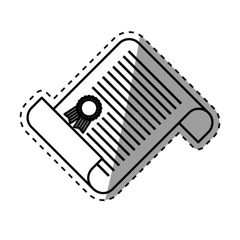 Diploma Education Certification Stock Illustration - Illustration of ...