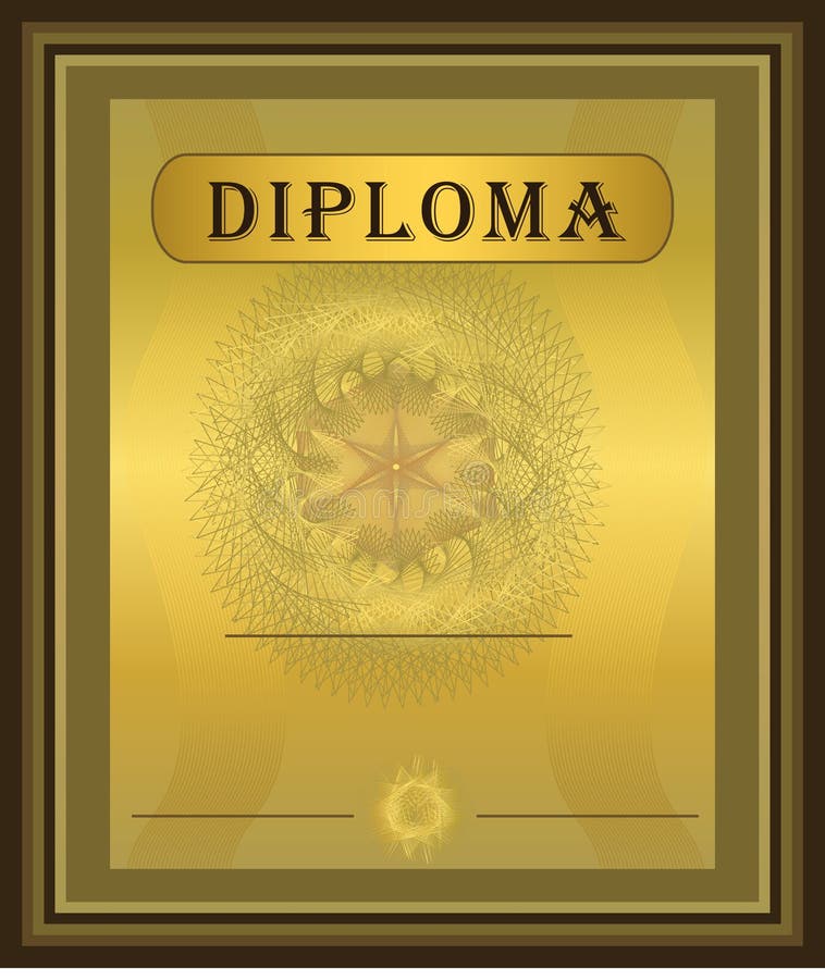 Diploma Frame stock vector. Illustration of promotion - 18302298