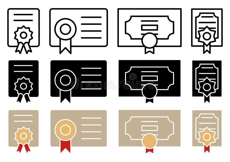 Diploma icon vector stock vector. Illustration of vector - 348102095