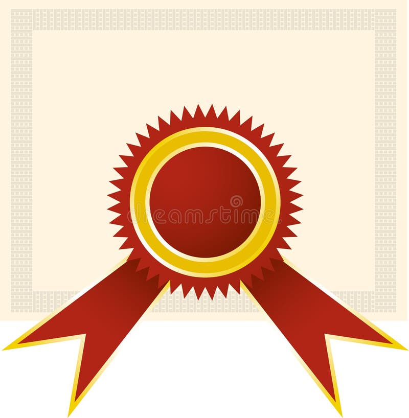 Diploma stamp stock vector. Illustration of close, award - 22751891