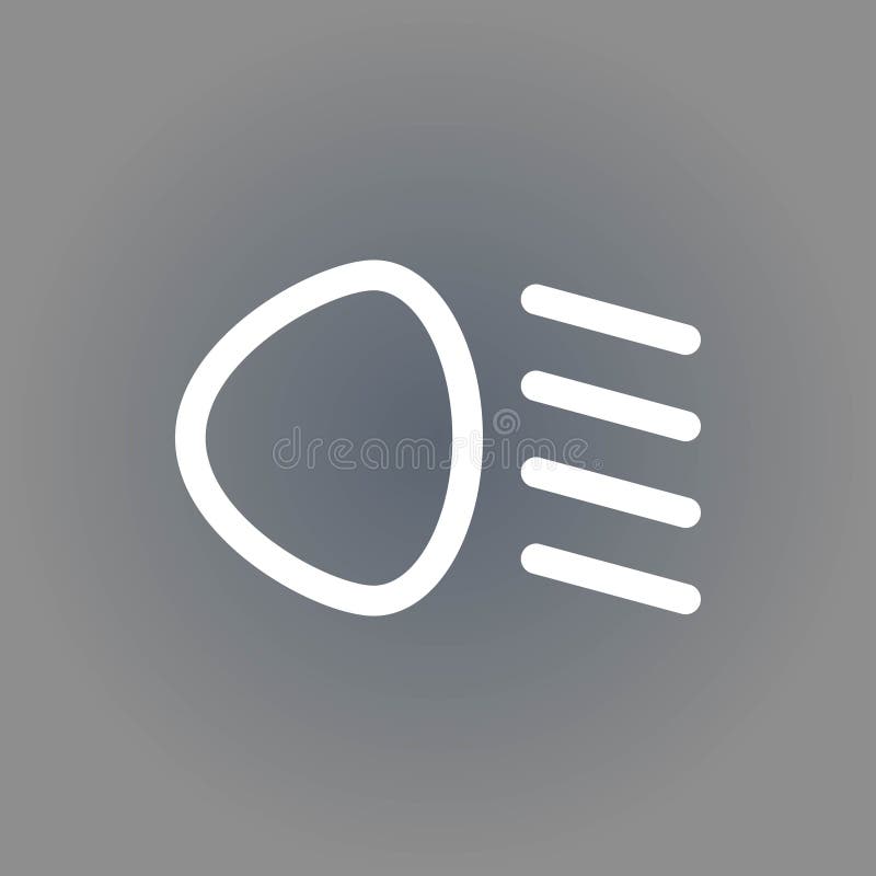 Dipped Beam Icon Stock Vector Illustration Flat Design Stock Vector ...