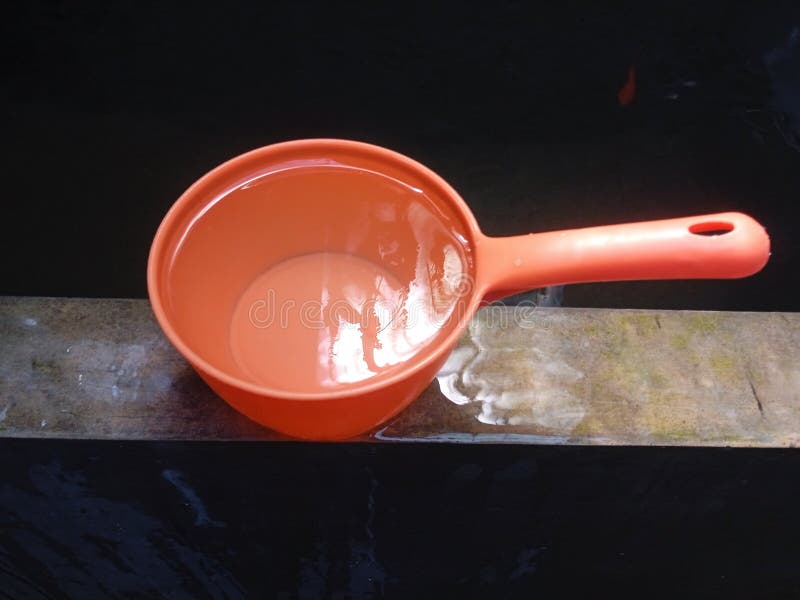 Dipper Bath Typical of People Throughout the Country of Indonesia Stock ...