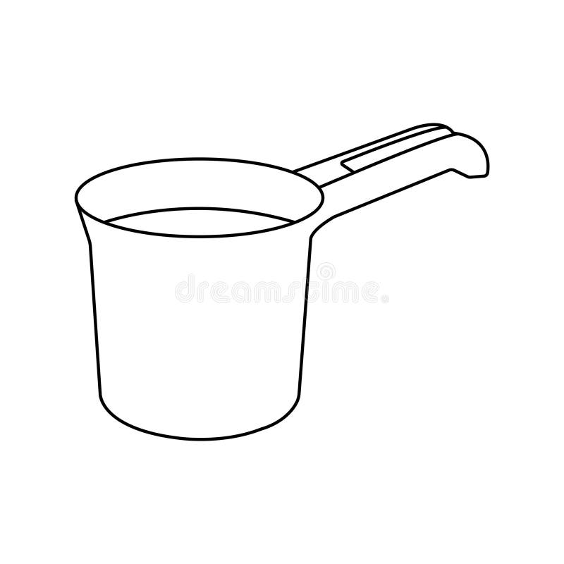 Dipper icon stock vector. Illustration of pail, capacity - 284402958