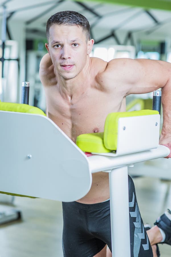 Dips arms male exercise stock image. Image of sports - 109829445