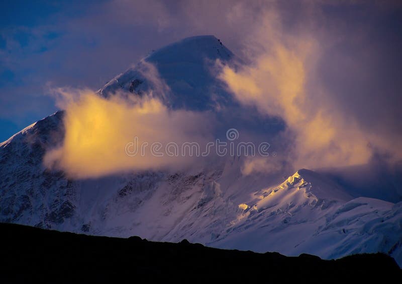 Diran Mountain Peak in Karakoram Mountains Range in Hunza Valley ...