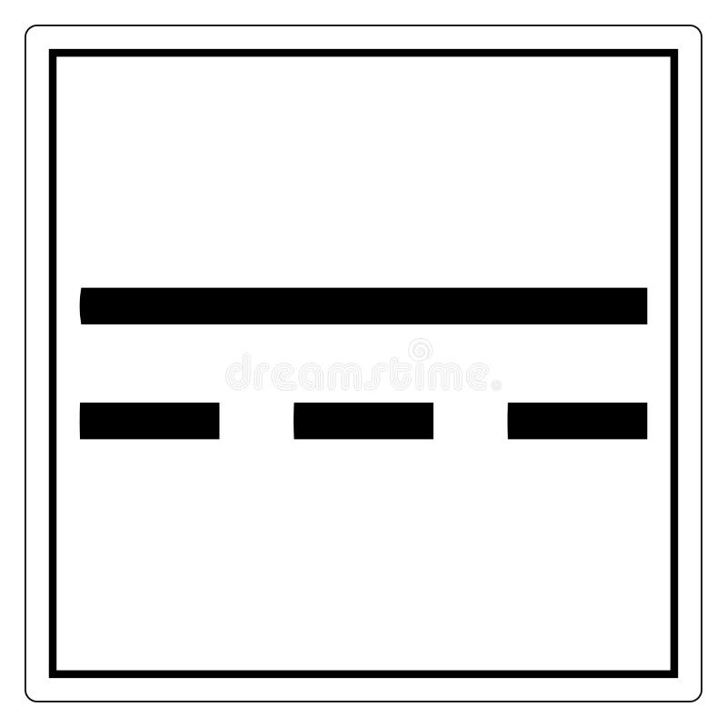 Direct Current DC Symbol Sign, Vector Illustration, Isolate on White ...