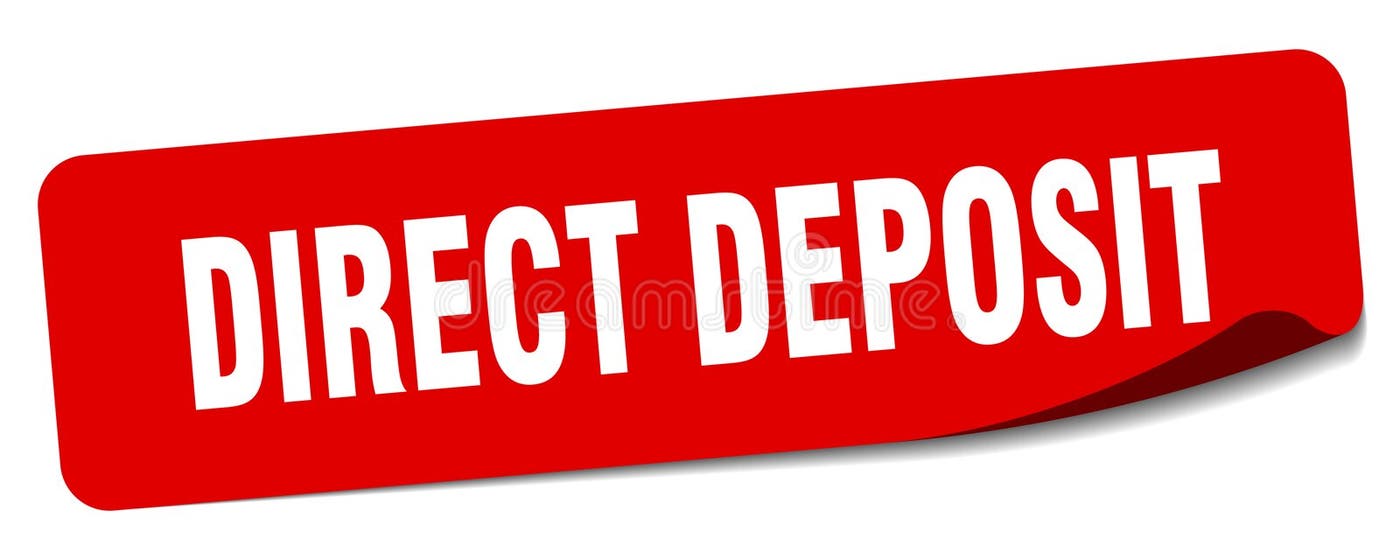 Deposit Sticker Stock Illustrations – 1,380 Deposit Sticker Stock ...