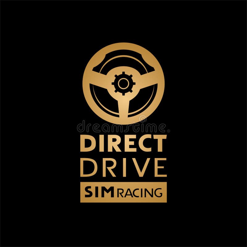 Direct drive sim racing stock vector. Illustration of technology ...