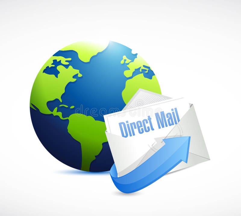 Direct Mail Marketing Generating Cash Stock Vector - Illustration of ...