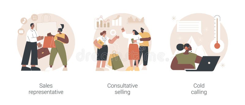 Direct Marketing Abstract Concept Vector Illustrations. Stock Vector ...