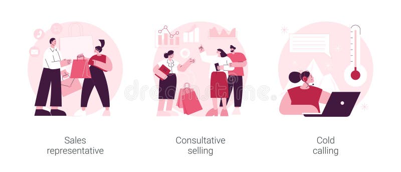 Direct Marketing Abstract Concept Vector Illustrations. Stock Vector ...