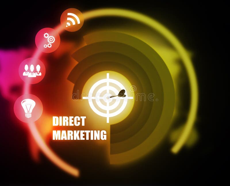 Direct Marketing Concept Plan Graphic Stock Illustration - Illustration ...