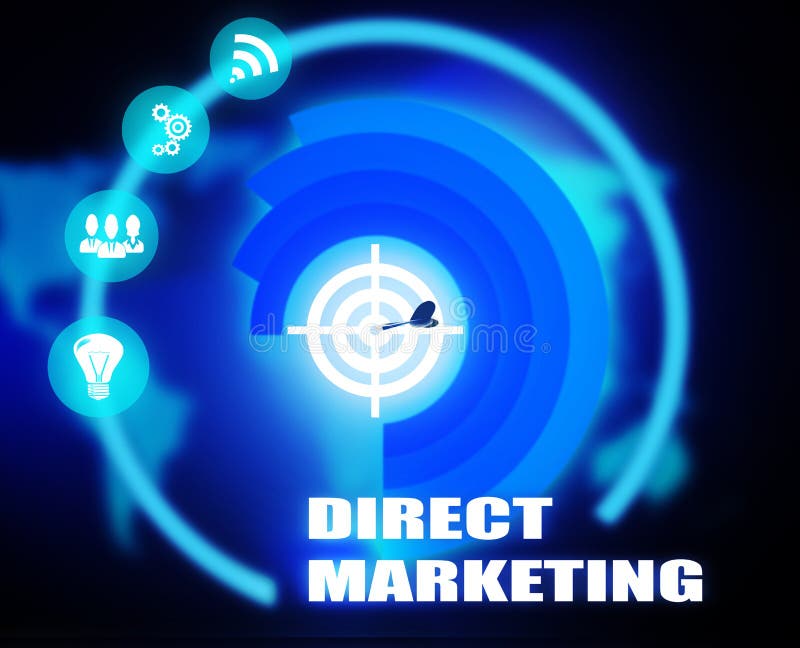 Direct Marketing Concept Plan Graphic Stock Illustration - Illustration ...