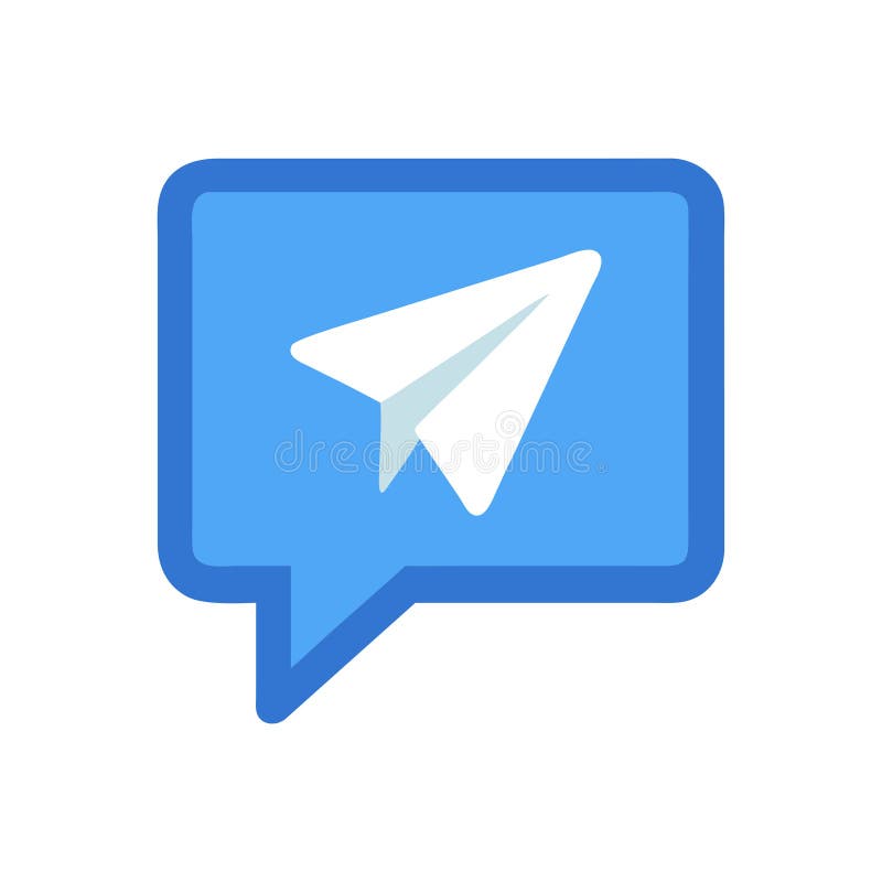 Direct Message Icon for Communication Stock Vector - Illustration of ...