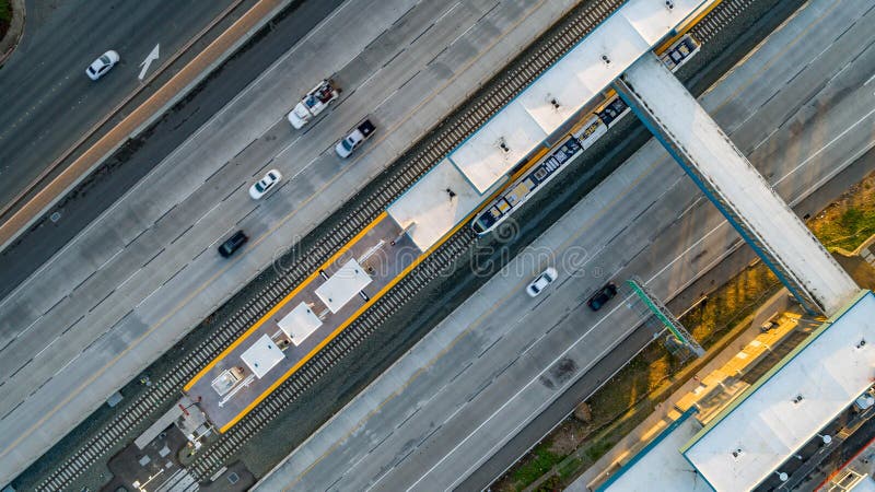 Top-Down View of Antioch BART Platform Editorial Photography - Image of ...