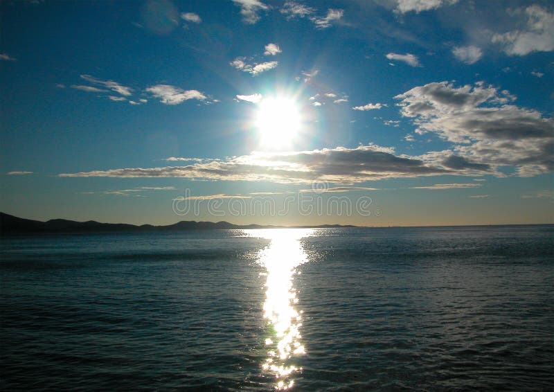 Direct sun stock photo. Image of adriatic, sunshine, blue - 762082