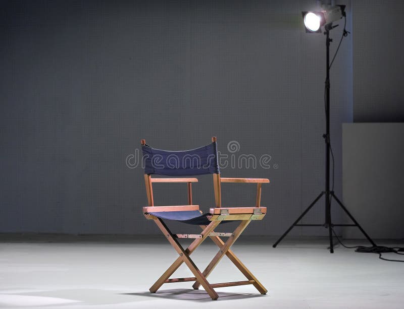 Directer chair stock photo. Image of empty, movie, chair - 4670462