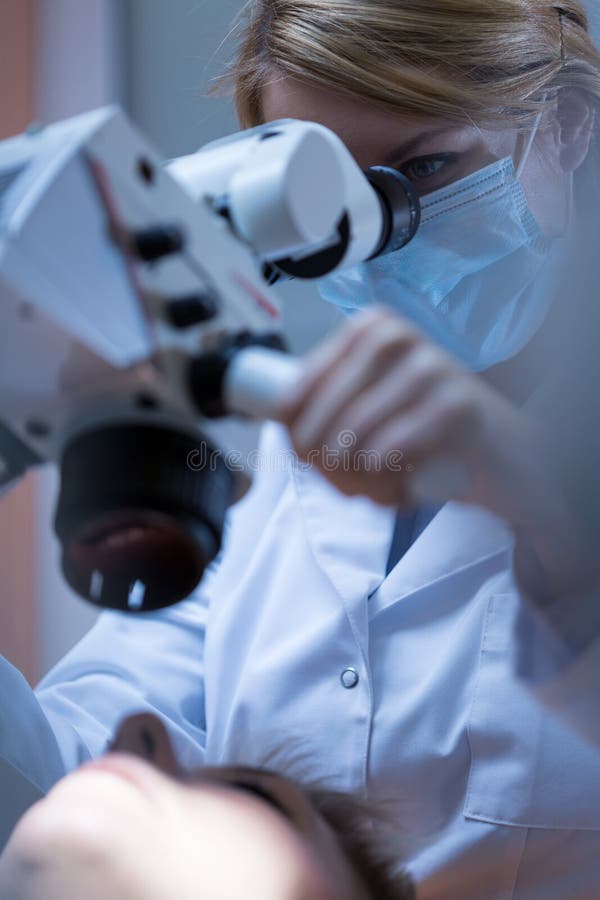 Directing the magnifier stock photo. Image of occupation - 51929670