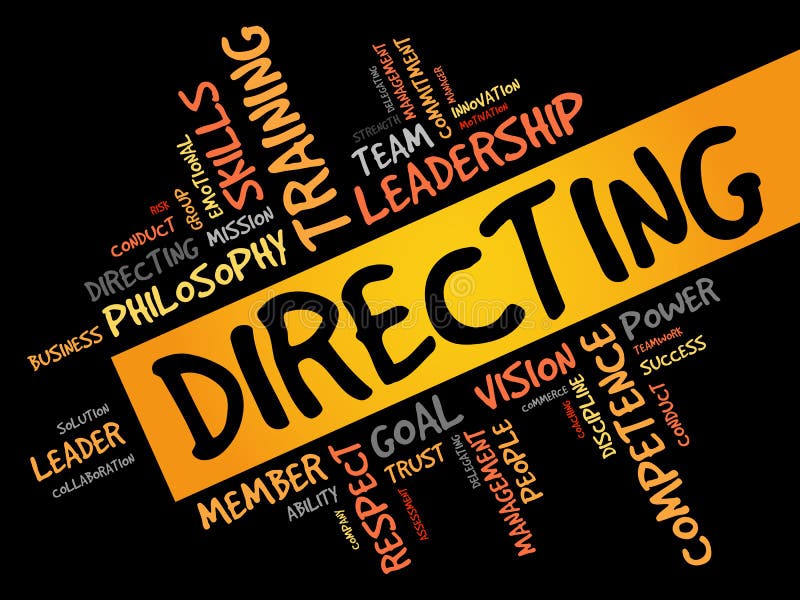 DIRECTING stock illustration. Illustration of sign, plan - 200174250