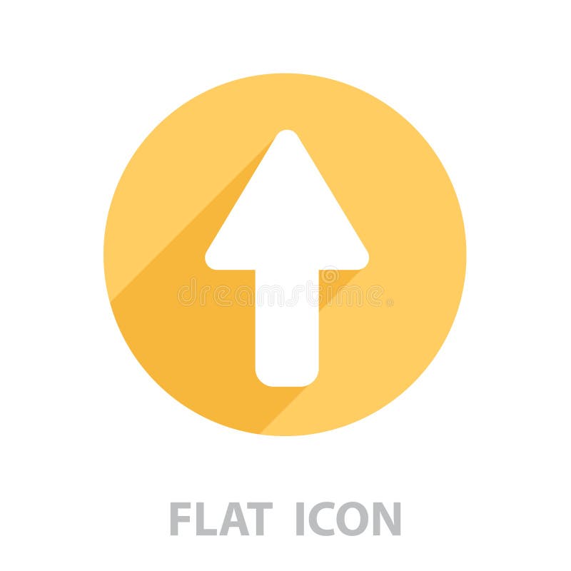 Direction arrow up icon stock illustration. Illustration of group ...
