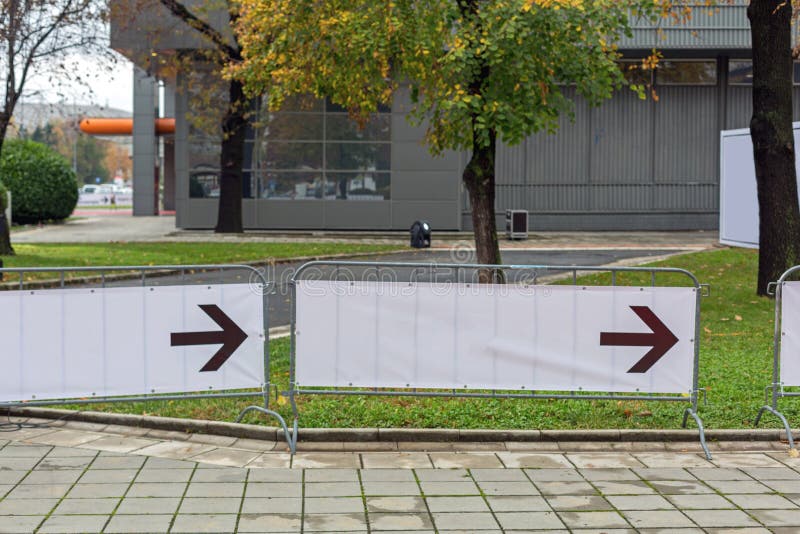 Direction Arrows Copy Space Stock Photo - Image of park, outdoors ...