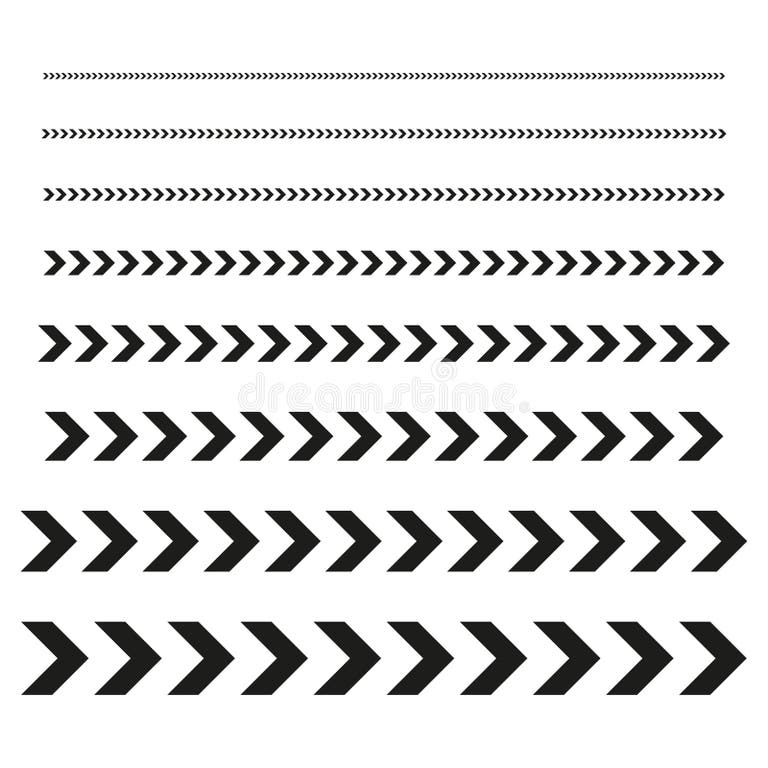 Direction Arrows Set. Navigation Pointer Collection. Vector Movement ...