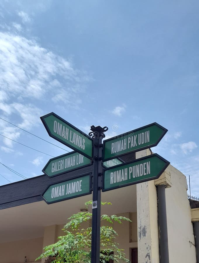Direction Board with Clear Sky Stock Image - Image of streetlight ...