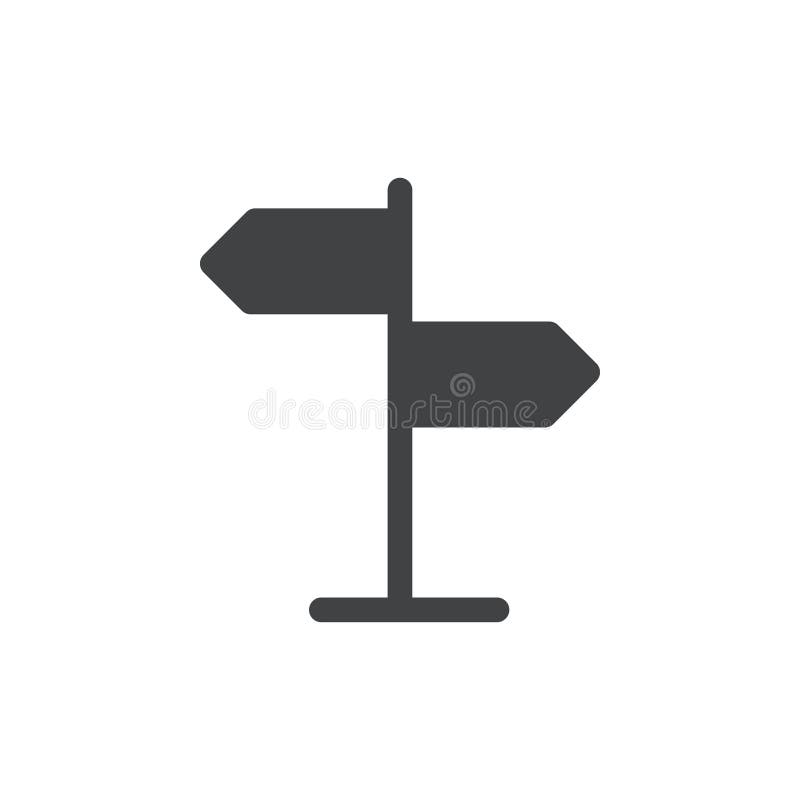 Direction Board 3d Rendering Isometric Icon. Stock Vector ...
