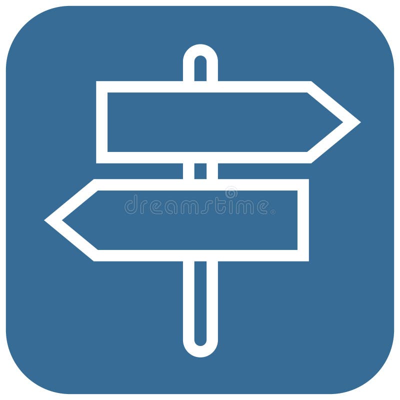 Direction Board. Vector Illustration Decorative Design Stock Vector ...