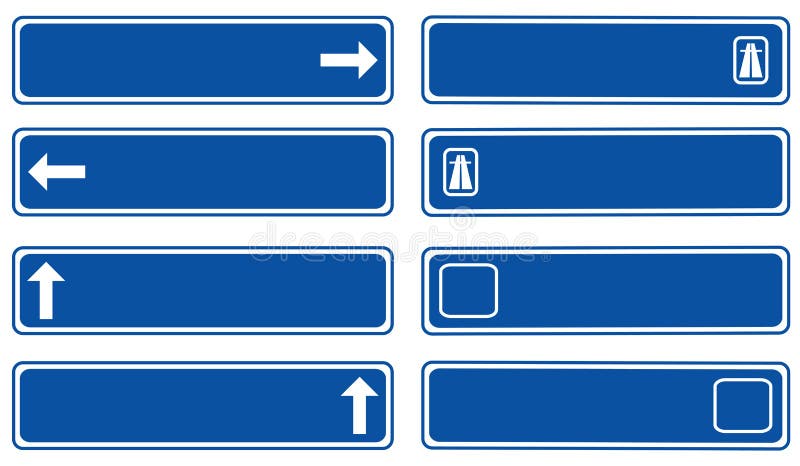 Direction boards stock vector. Illustration of copyspace - 2451969