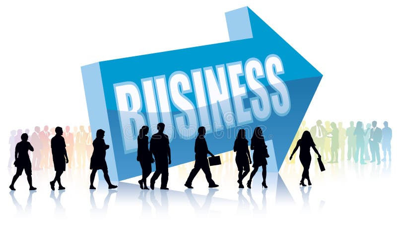 Direction Business Community Stock Vector - Illustration of isolated ...