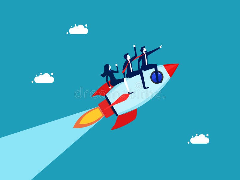 Direction of the Business Entity. Team Performance or Team Commitment Stock Vector ...