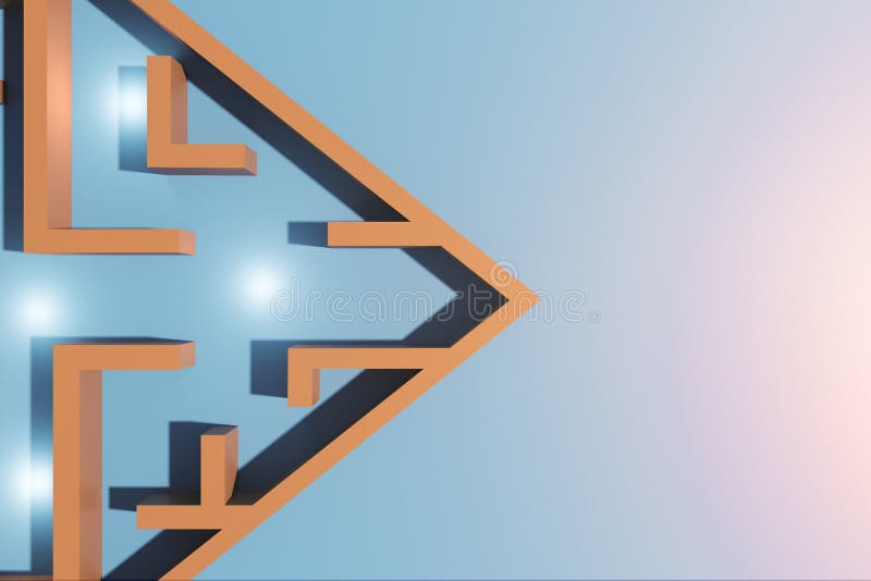 Direction, Challenge and Risk Concept Stock Illustration - Illustration ...