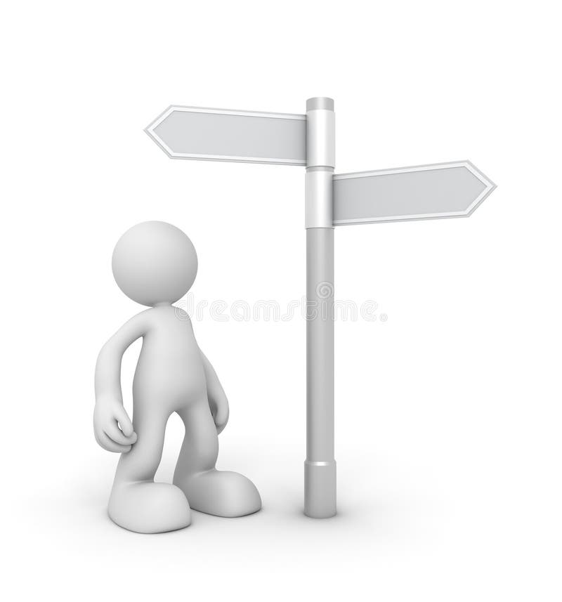 Direction Choice Concept 3d Illustration Stock Illustration ... Direction Choice Concept 3d Illustration Stock Illustration ...