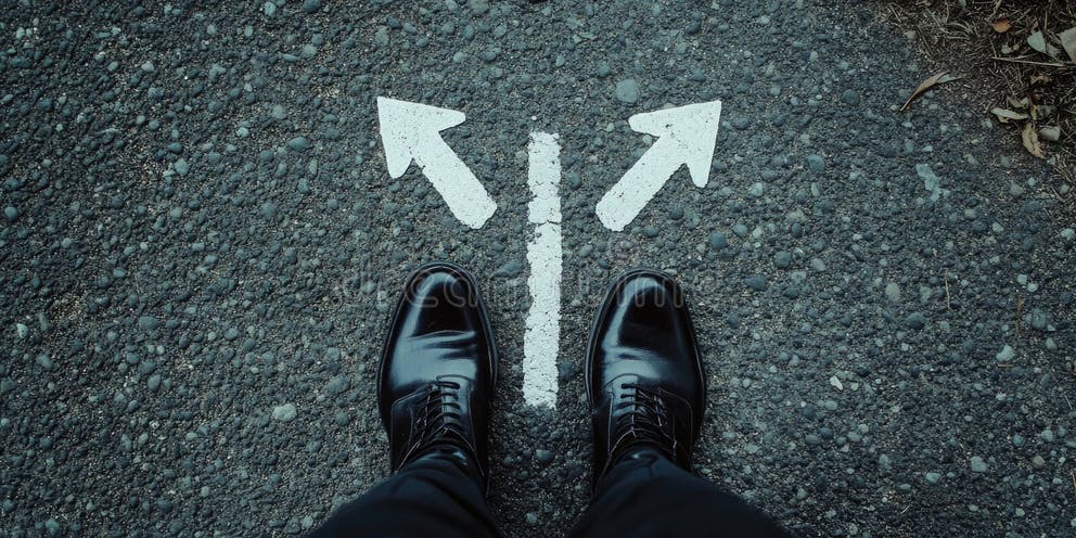 Direction Indicator stock photo. Image of choice, trail - 364522612