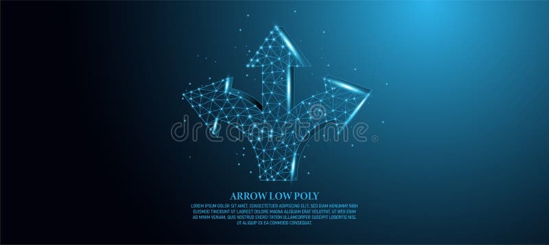 Direction, Intersection, Three-way Arrow, Abstract, 3d Digital Outline ...