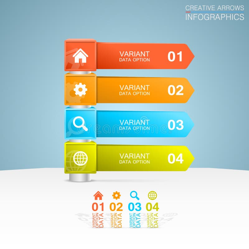 Direction list of options stock vector. Illustration of growth - 49873471