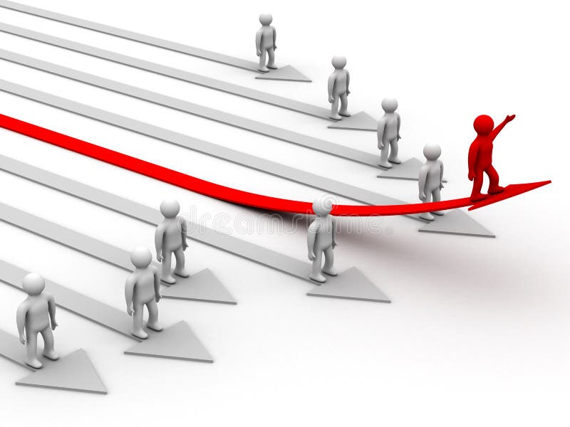 Direction of movement. stock illustration. Illustration of partnership ...