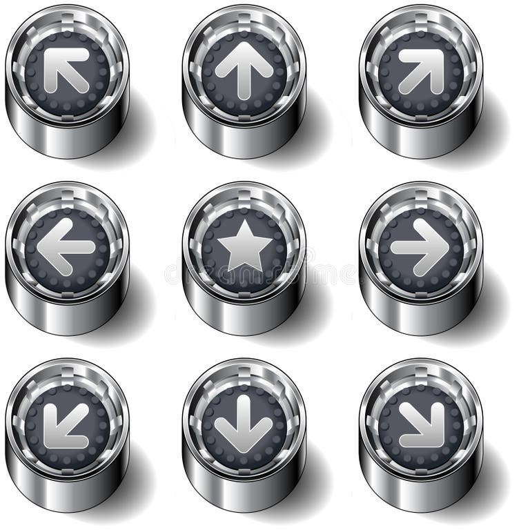Direction Button Stock Illustrations – 167,668 Direction Button Stock ...