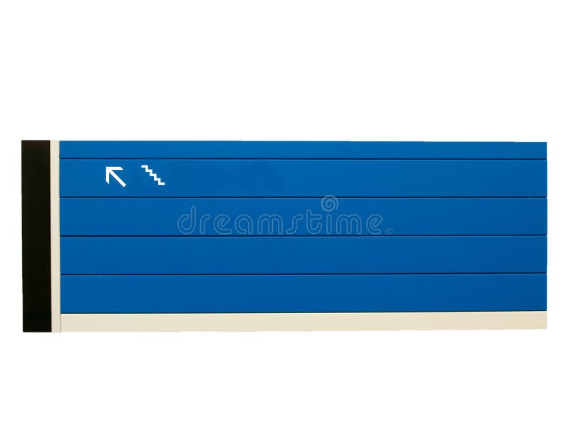 Direction Plate in an Office Building Stock Photo - Image of route ...