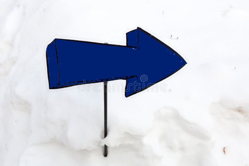 Direction Pointer without Words Stock Photo - Image of signpost ...