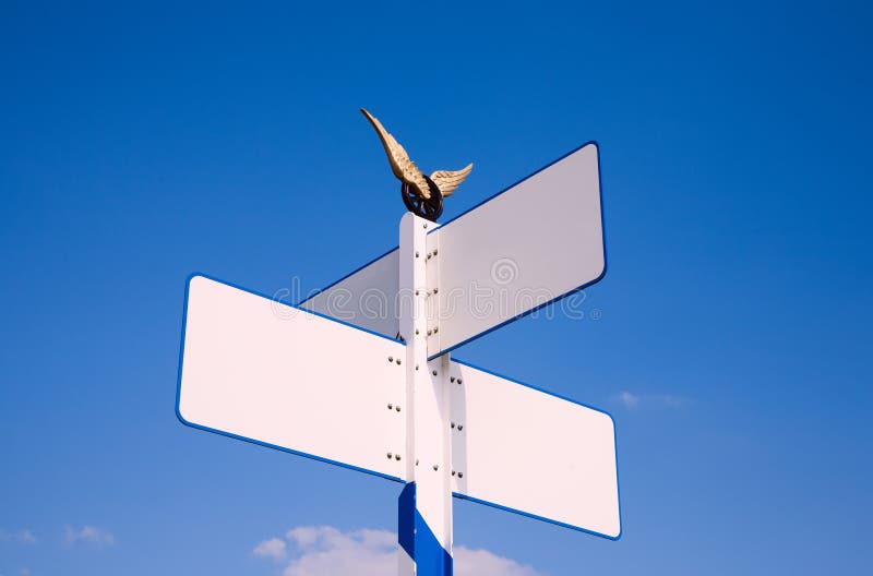 Direction post stock image. Image of distance, message - 31099173