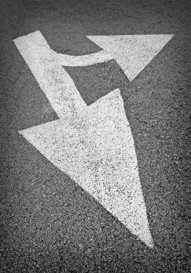 Sign of Right Direction with an Arrow Stock Photo - Image of arrow ...