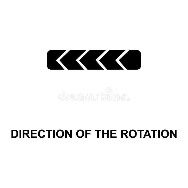 Direction of the Rotation Icon. Element of Railway Signs for Mobile ...
